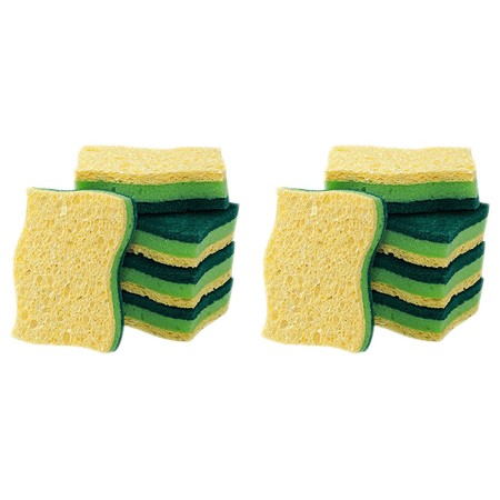 Éponges de Cuisine Domestiques en Cellulose Non Rayée, Éponge pour ...
