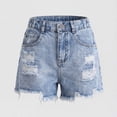 Big Girls Shorts Girls Denim Shorts High Rise Distressed Jean Shorts ...
