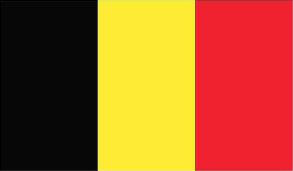 2-Pack Belgium Flag Decal Sticker | 5-Inches By 3-Inches | Laminated ...