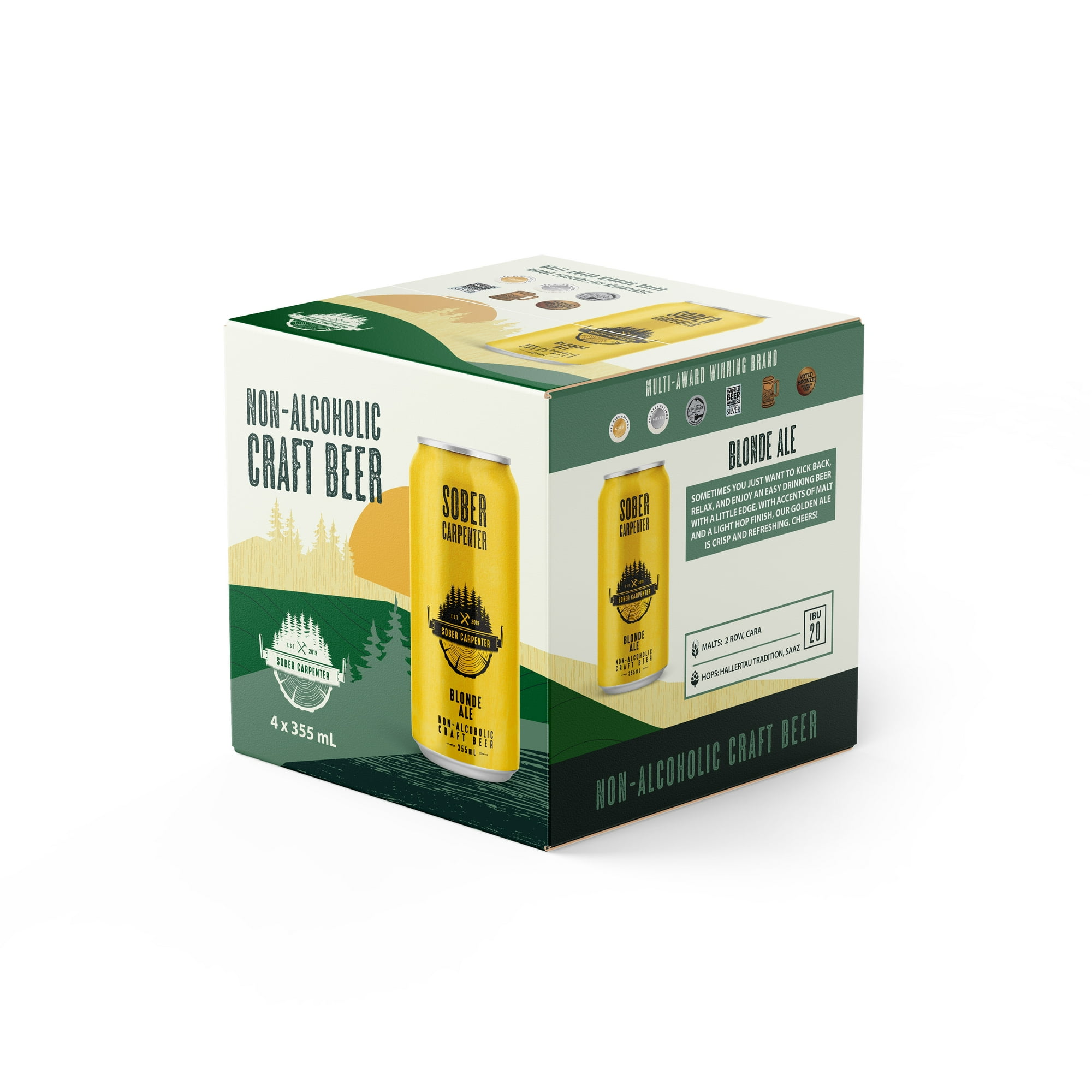 Click here for Sober Carpenter Non-Alcoholic Blonde 4-Pack 4x355m... prices