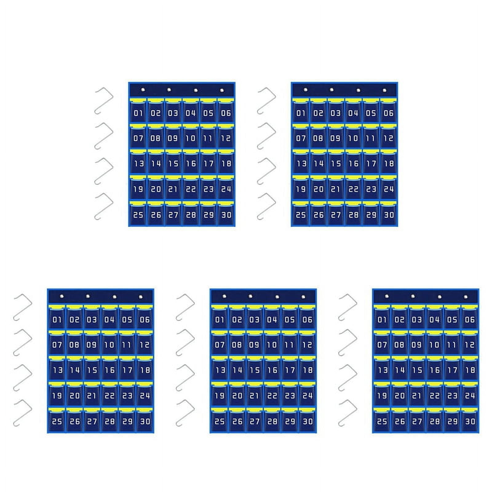 Click here for Unbranded 5x Numbered Pocket Chart Cell Phone Hang... prices