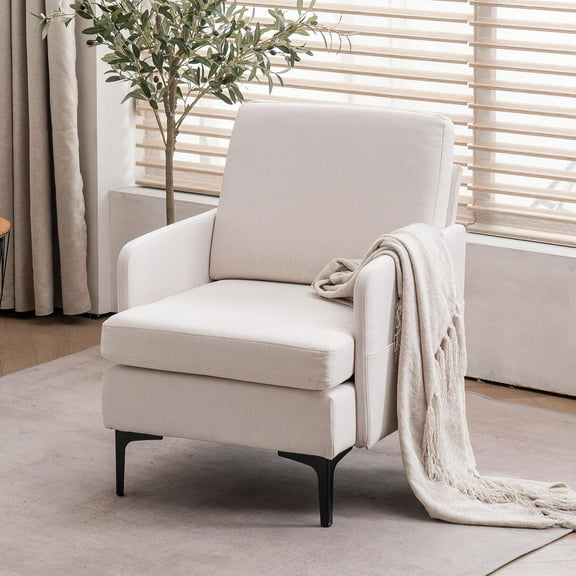Chenille Oversized Armchair, 38.6" Wide Accent Chairs for Living Room ...