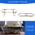 Free Shipping! ALPHA LIVING 4 Pack 8QT Stainless Steel Buffet Servers ...