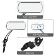 TSV Universal Bike Mirrors, 2pcs Adjustable Rearview Accessories for ...