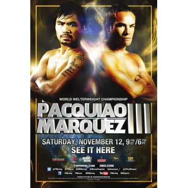 Manny Pacquiao Poster Boxer Boxing Large 16in x 24in Poster Square ...