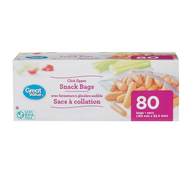Great Value Snack Bags, 80 Bags - Walmart.ca