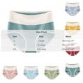 Aofany High Waisted Underwear for Women Tummy Control Panties Seamless ...