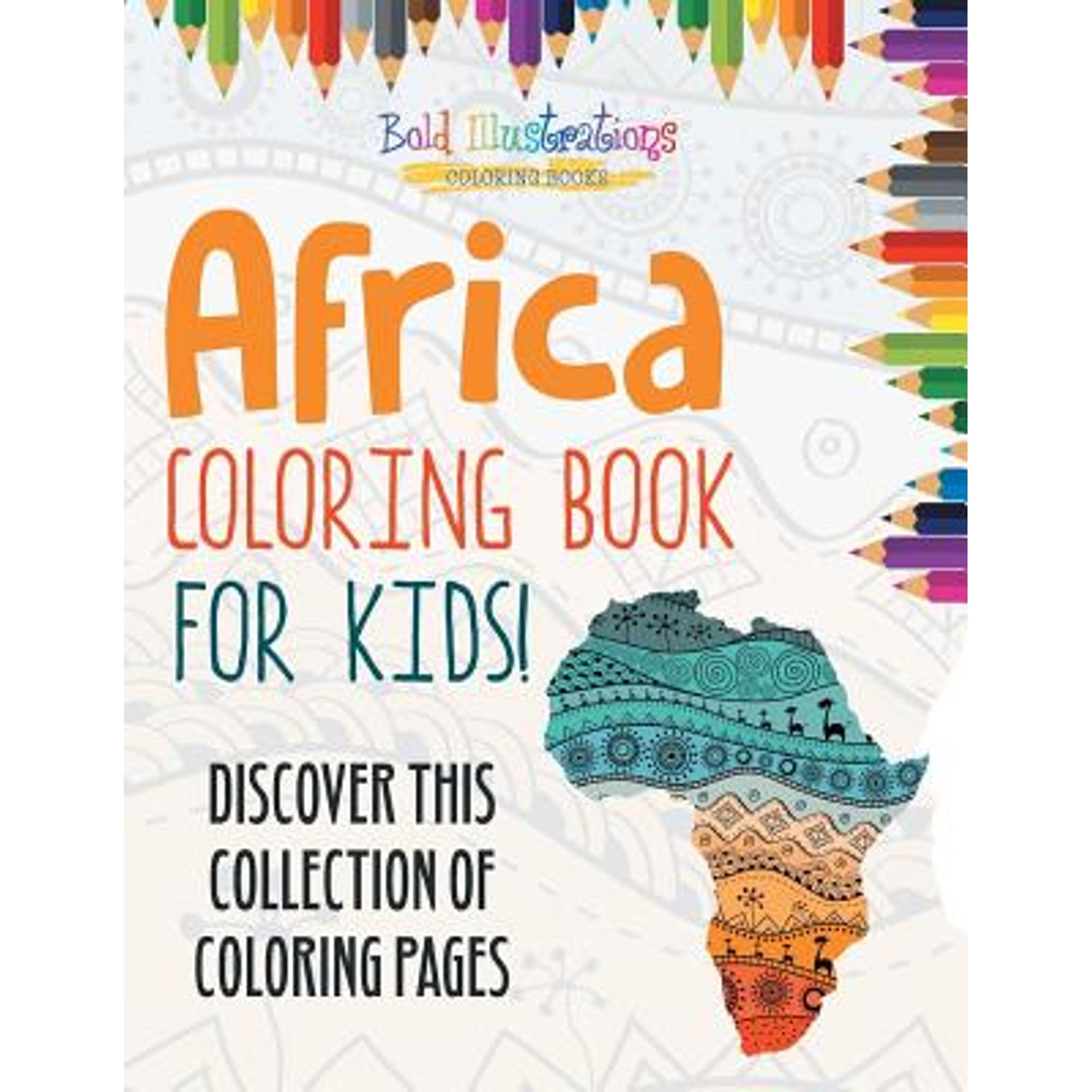Pre-Owned Africa Coloring Book For Kids! Discover This Collection Of ...