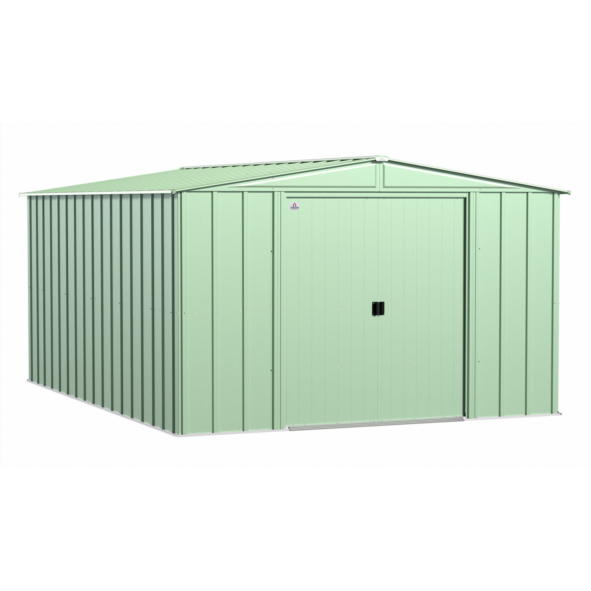 Click here for Arrow 10 X 14 X 6 Ft Green Shed 8 Ft prices