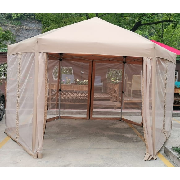 Hexagonal Pop Up Gazebo