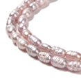 1Strand Natural Cultured Freshwater Pearl Beads Strands Rice Thistle 5. ...