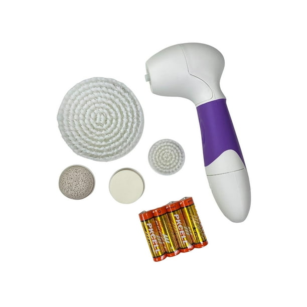 Purple Dermabrush Advanced Cleansing System ( 1 Dermahandle, 4 ...