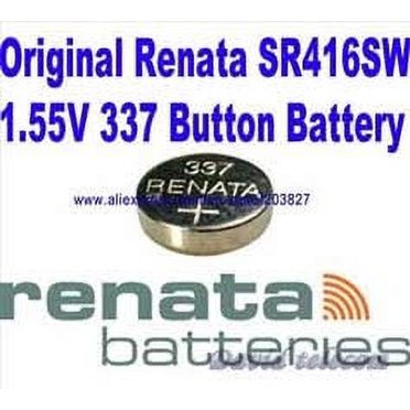 Renata 357/303 - SR44 Silver Oxide Button Battery 1.55V - 2 Pack + Free ...