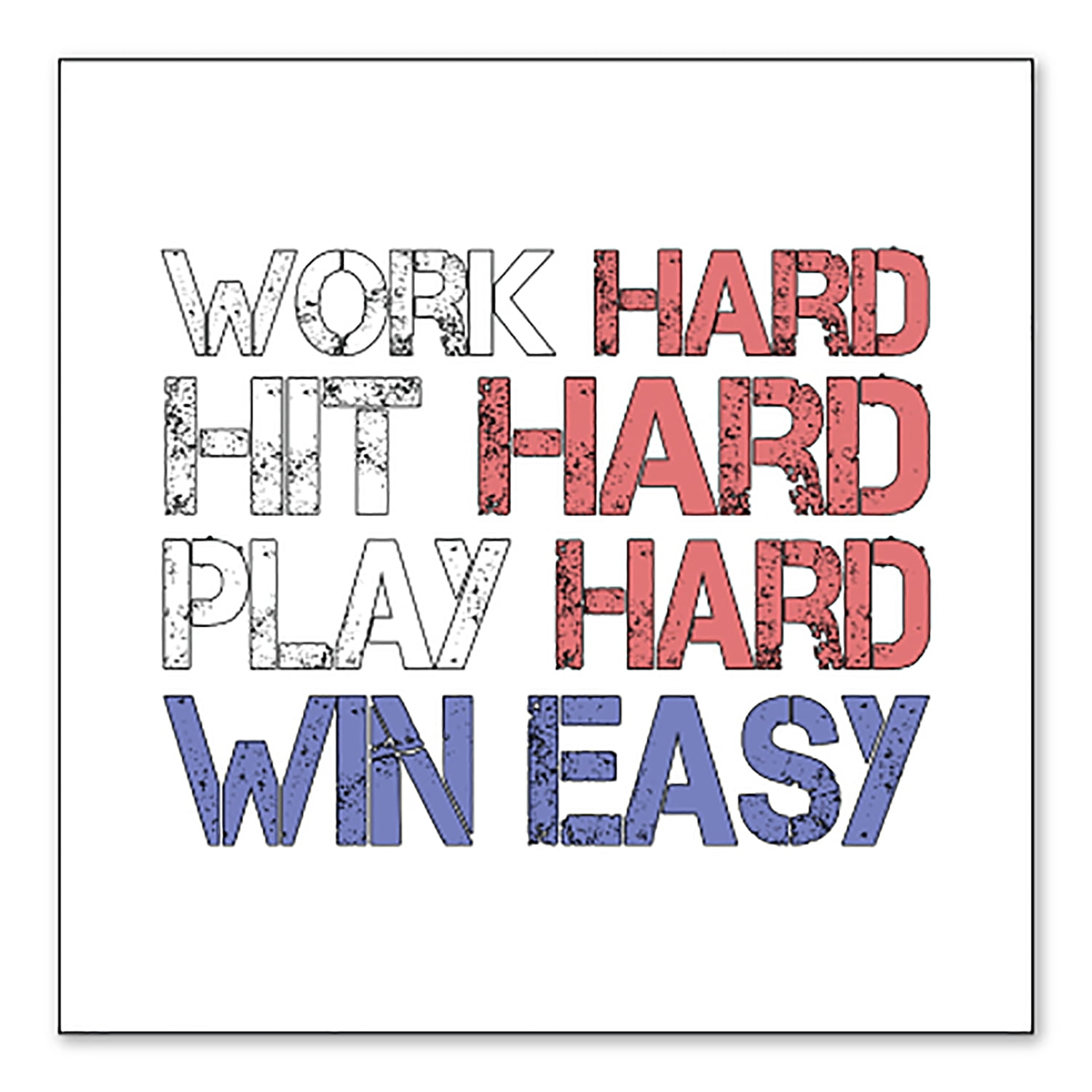 DistinctInk Custom Bumper Sticker - 3" x 3" Decorative Decal - White ...