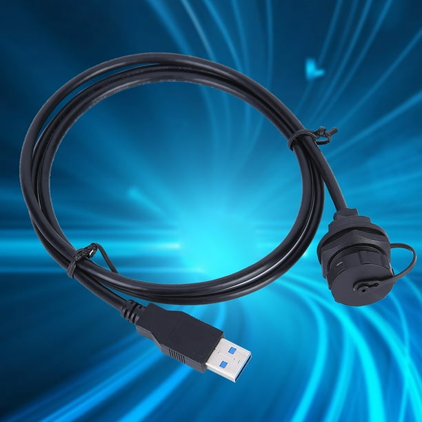 Waterproof USB Connector USB3.0 Female Male Meter Wire Plug Panel Mount ...