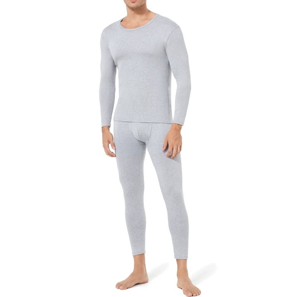 Thermal Underwear Set for Men Long Johns Basic Layer Top Bottom for ...