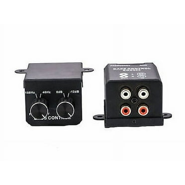 Universal Car Audio Amplifier Bass Boost RCA Level Remote Volume ...