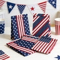 ChicYu 4th Of July Star Snack Stand Up Bags, Party Sealing Stickers ...