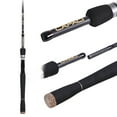 CAPACI Carbon Spinning Casting Fishing Rod 2.1m / 2.4m 6 Sections Lure ...