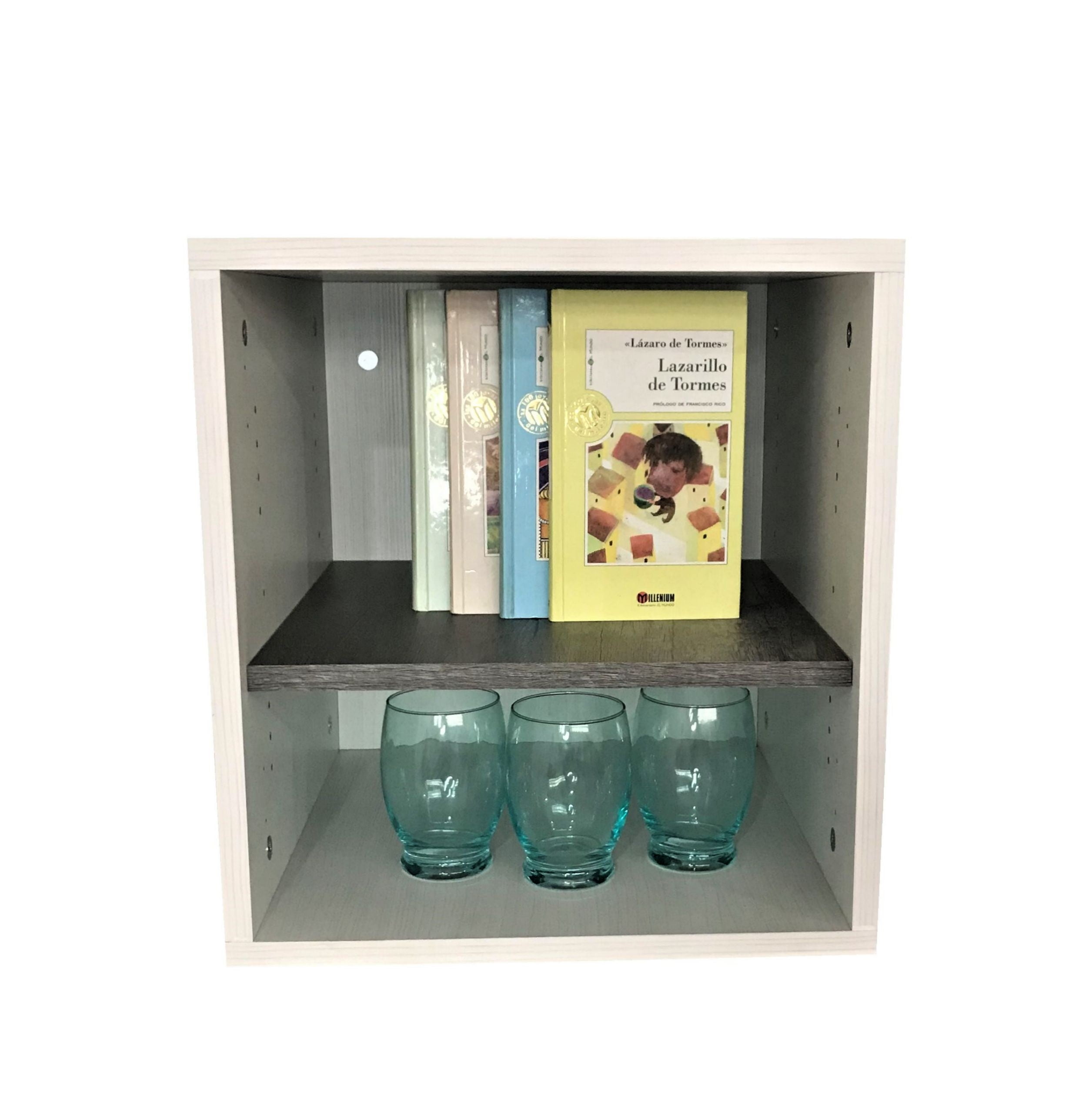 1 Cubo Modulo De Alacena con Estante, Gabinete De Cocina BLANCO ...