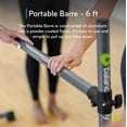 Balanced Body Portable Barre, Pilates Bar, Workout Equipment for Home ...