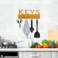 STARLIGHT- Nail-Free Key Holder, Wall Mounted Golden Key Hooks ...
