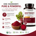 Healblend Organic Beet Root Capsules 1300mg, Nitric Oxide Booster ...