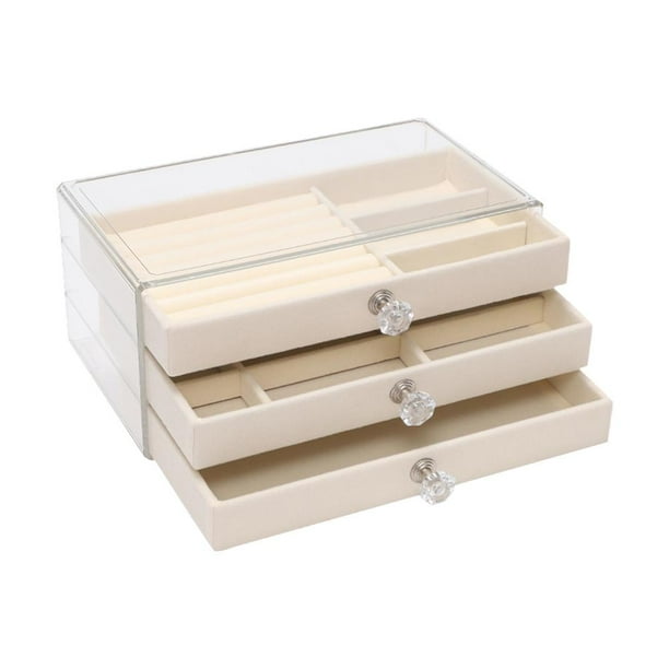 SGACAI Joyero Cajón de acrílico Herramientas de maquillaje Caja de ...