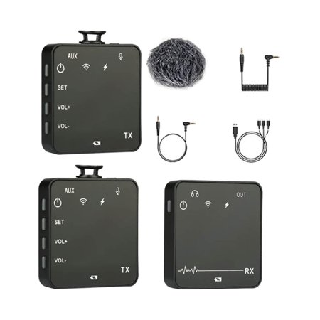 Wireless Microphone 360 degree Sensitive Pickup for Video Recording ...