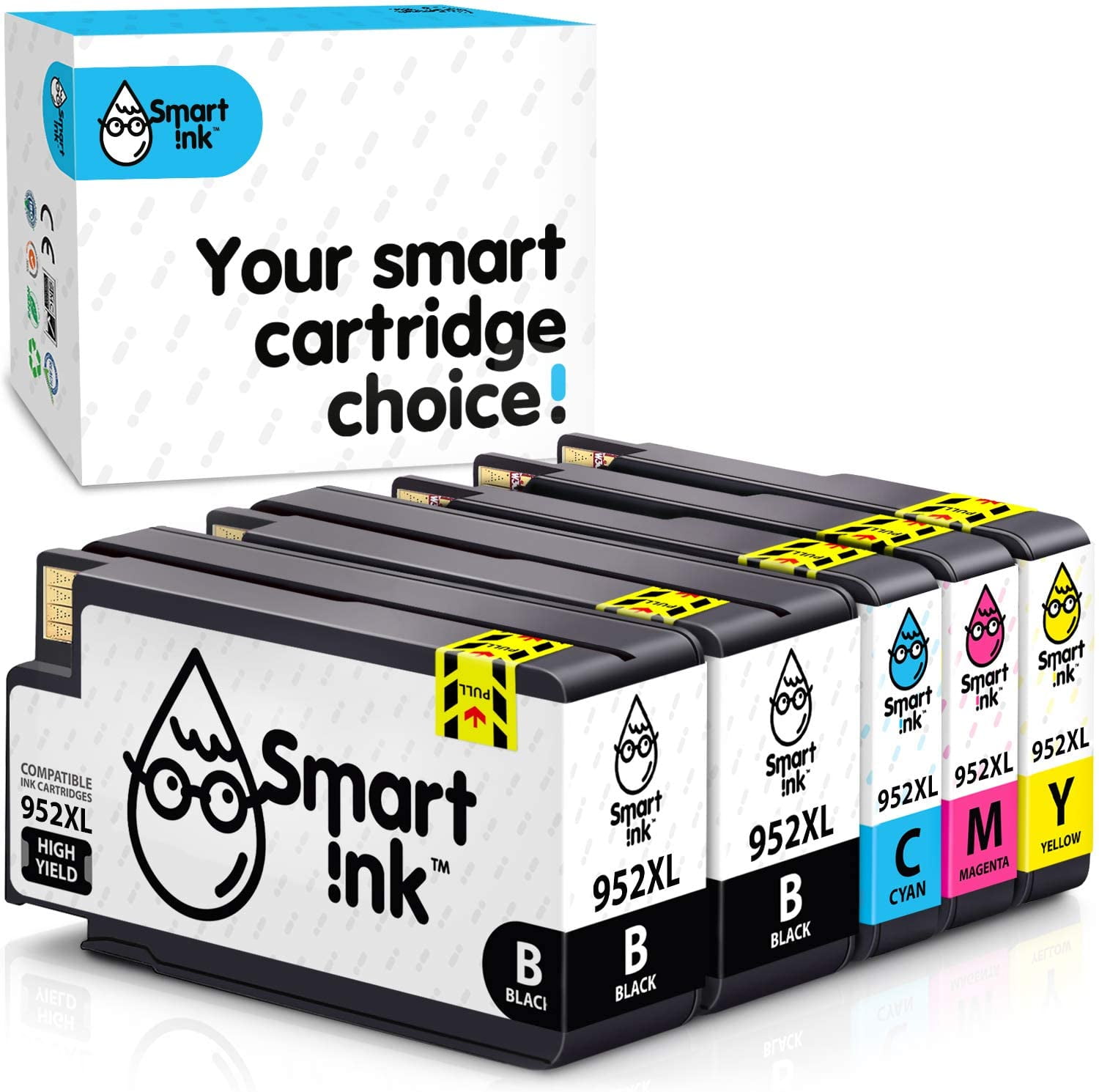 Smart Ink Compatible Ink Cartridge Replacement for HP 952 XL 952XL (2 ...