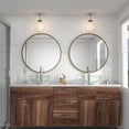 Mocoloo Glass Bathroom Vessel Sink Round Bowl Above Counter Art Basin ...