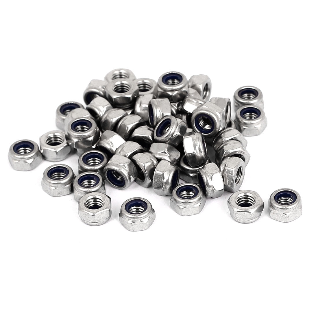 Locking Nuts Stainless Steel Nylock Hex Nuts – Nylon Insert Lock Nuts ...