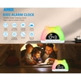 Alarm Clock, AMIR Digital Alarm Clock with 12 Colors Night Light 10 ...