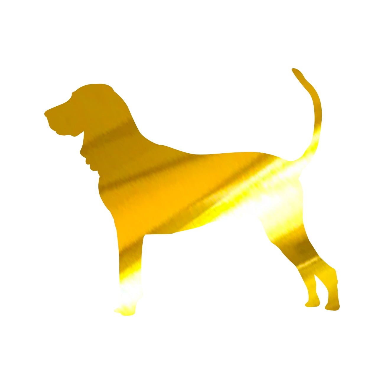 American Black and Tan Coonhound Sticker Decal Die Cut - Self Adhesive ...