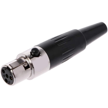 Mini 3PIN/4PIN Female Plug Mini XLR Audio Microphone Connector ...