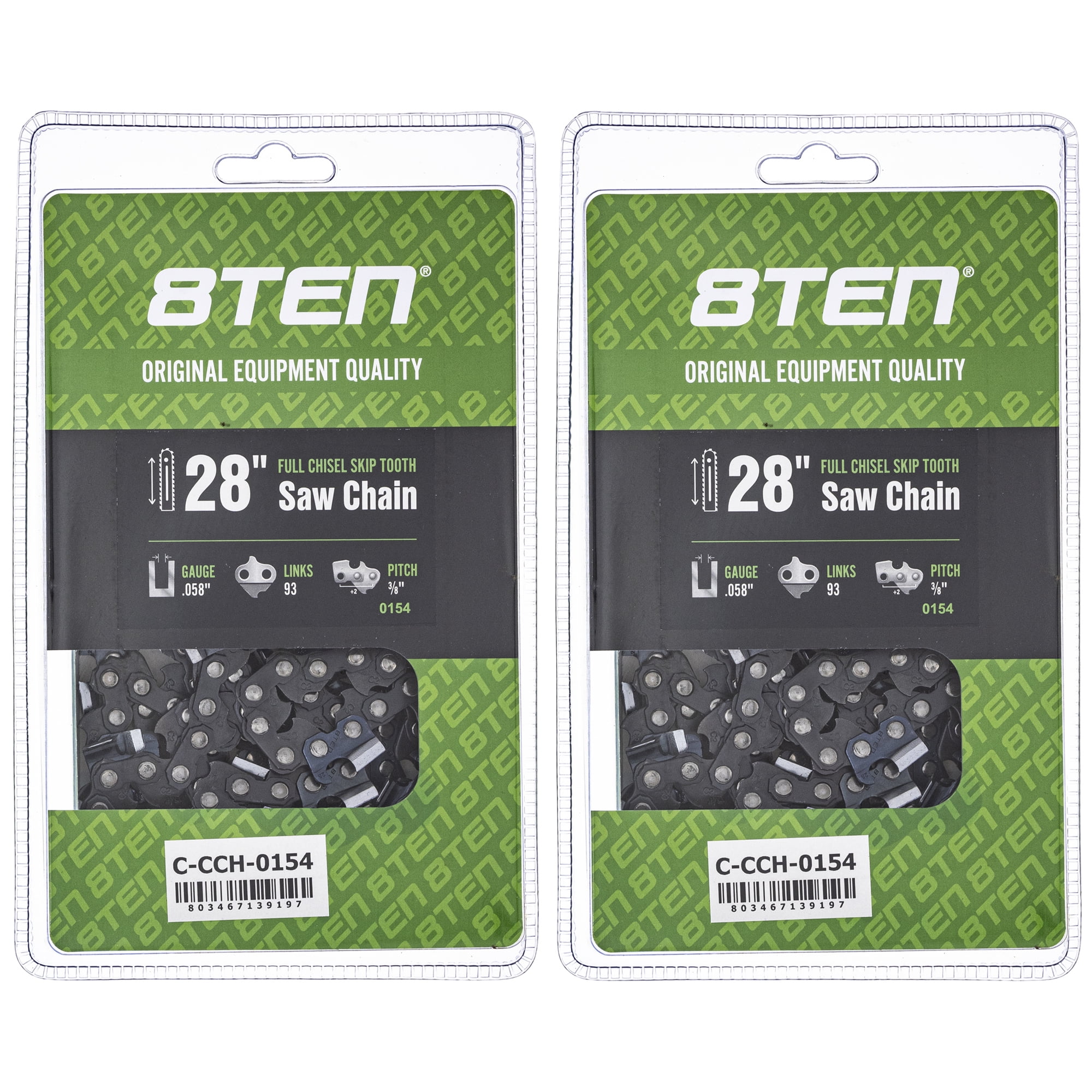 Click here for 8ten 28 Inch Chainsaw Chain .0583/8 Pitch 93 Dl Fu... prices