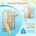 Indoor Playground 10-in-1 Swedish Ladder Wall Gym Set, Waldorf and ...