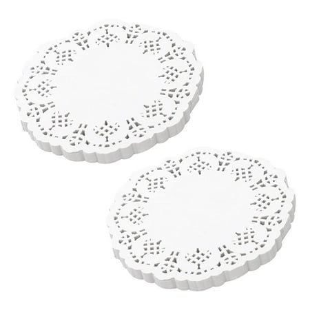 Lace Doilies Paper 100 Pcs,4.5 Inch Liners For Cake,tableware Display ...
