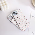 Tiny Red Hearts Tough Phone Case, Protective Matte Cover with Shock ...