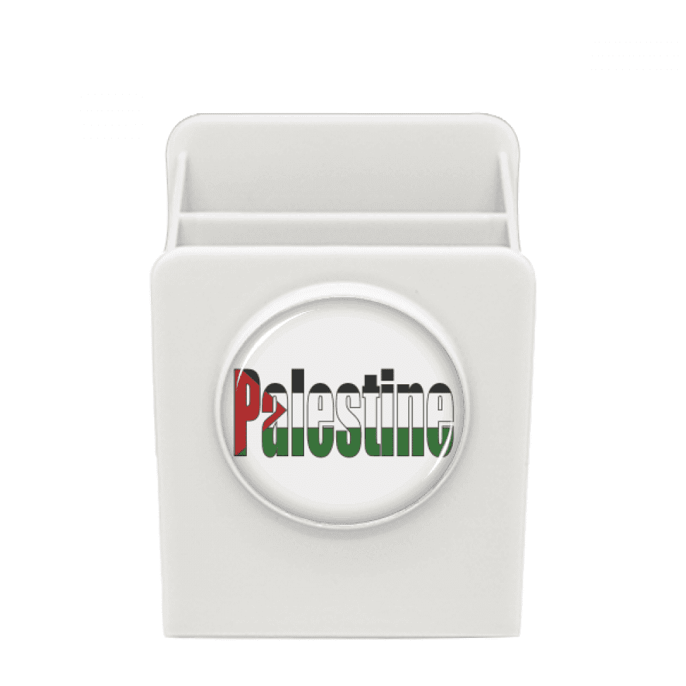 Palestine Country Flag Name Desk Pencil Holder Cup Pen Organizer ...