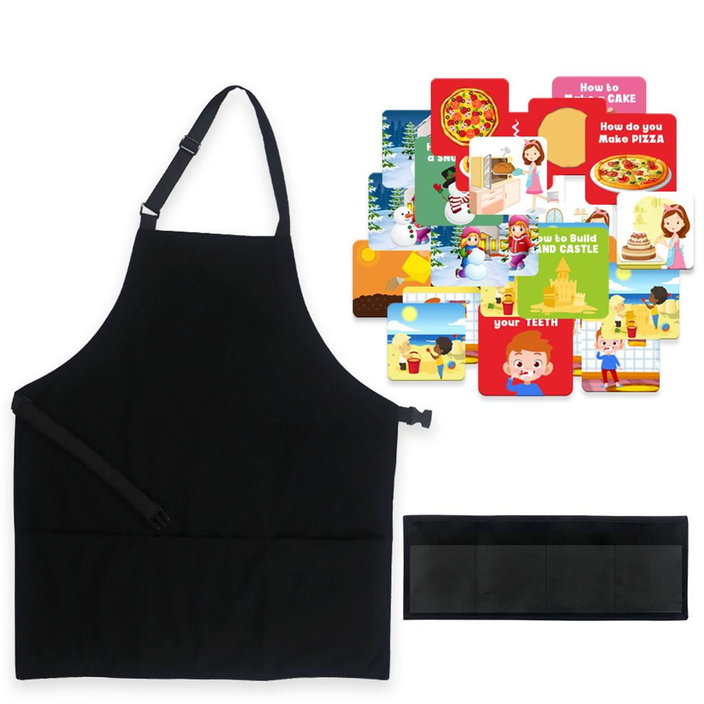 DIY Apron Picture Book Teaching Apron for Teachers for Children Teacher ...