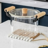 Glass Pots for Cooking On Stove, High Borosilicate Glass Simmer Pot ...