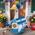 3-Piece Country Flag Themed Porch Goose Outfit, Weatherproof Polyester ...