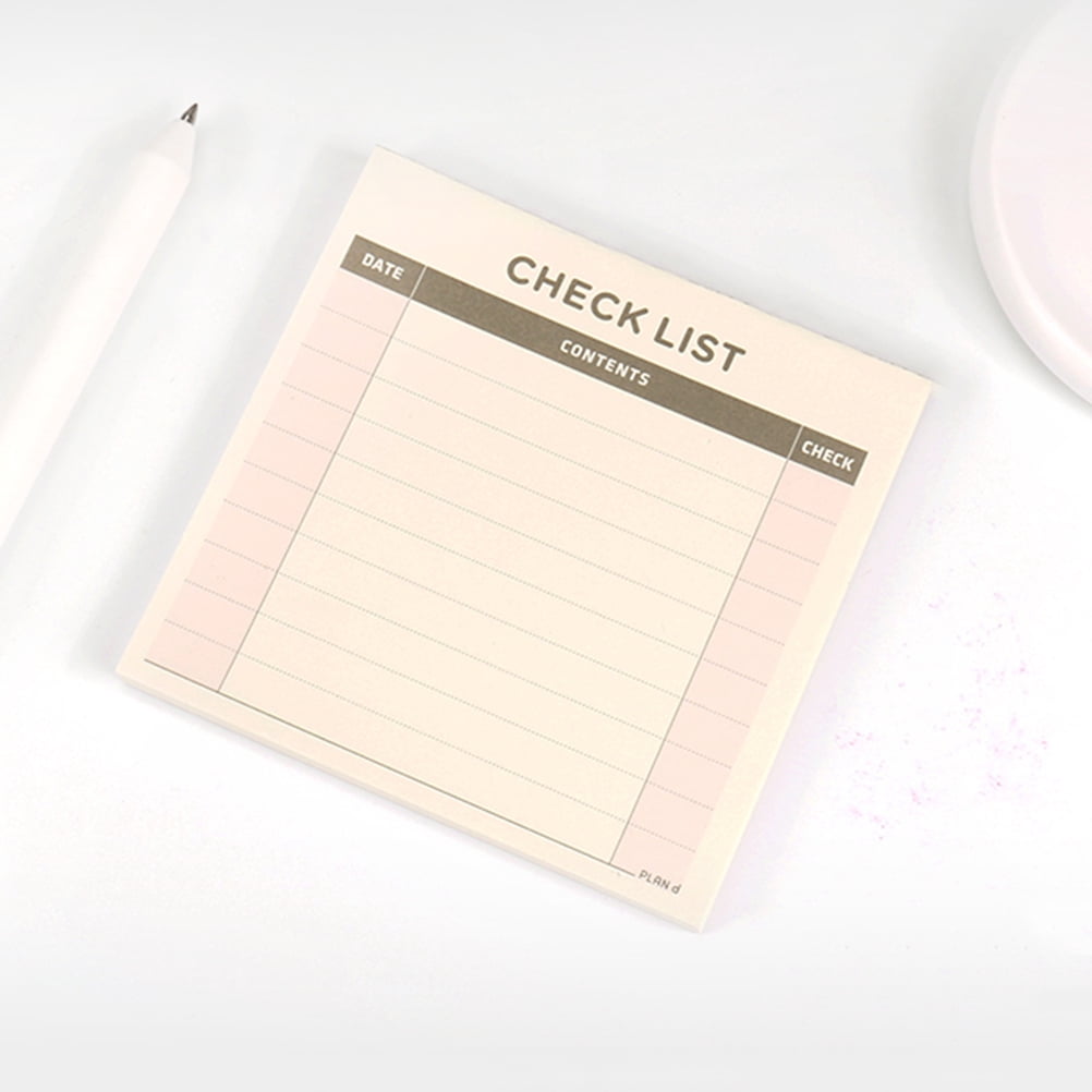 DEEPCRAFF Office Notepad Beige Memo Note Paper Smooth Writing for ...
