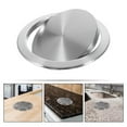 REACHISE Recessed Counter Top Trash Bin Flap Cover Stainless Steel 22 ...