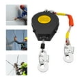 Black Self Retracting Lifeline Lanyard Fall Arrester Fall Protection w ...