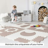"CHILDLIKE BEHAVIOR Beige Foam Floor Playmat for Toddlers & Kids - 61 ...