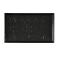 Black Metal Boot Tray with Charcoal Gray & Ivory Coir Insert - Walmart.com
