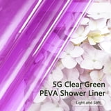 Inosoo Purple Plastic Shower Curtain liner,72"x 78" Lightweight Colored ...