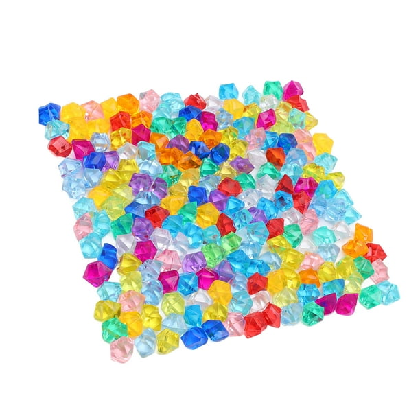 EOTVIA Plastic Gemstones for Kids,200Pcs Fake Crystals Durable Acrylic ...